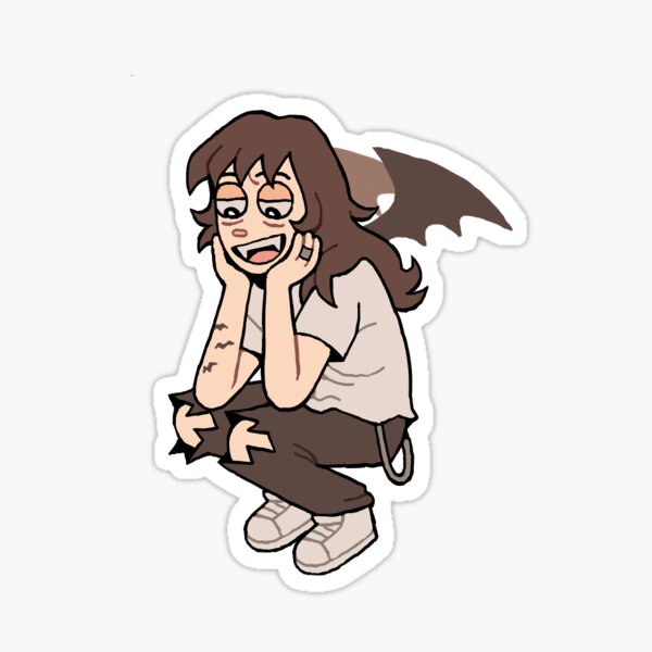 "vampire eddie munson" Sticker for Sale by johnnydoodss | Redbubble