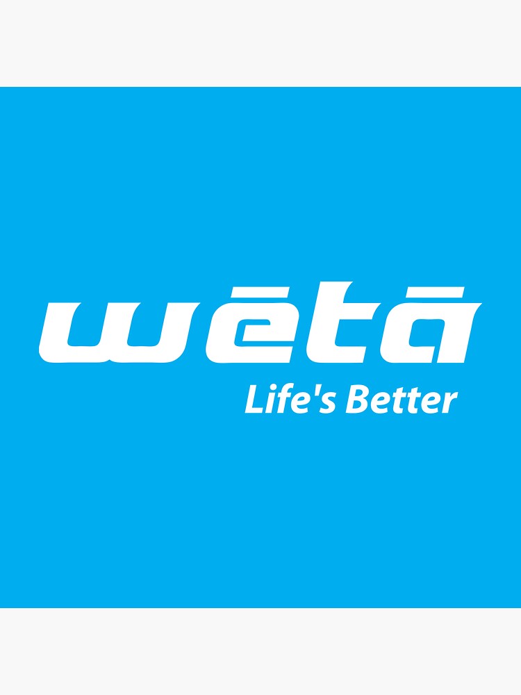 "White Wētā Trimaran Logo " Sticker for Sale by Pewit35 | Redbubble