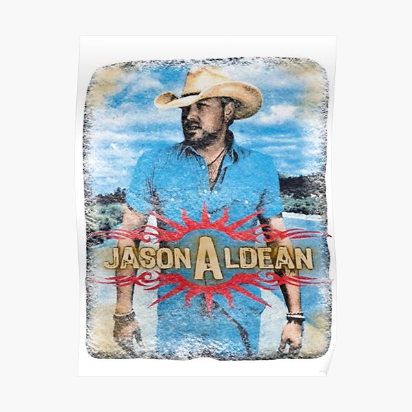 "Jason Aldean Vintage" Poster for Sale by osanegulja5 | Redbubble