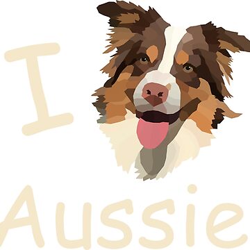 "I Love Aussie" Sticker by DaveDms | Redbubble