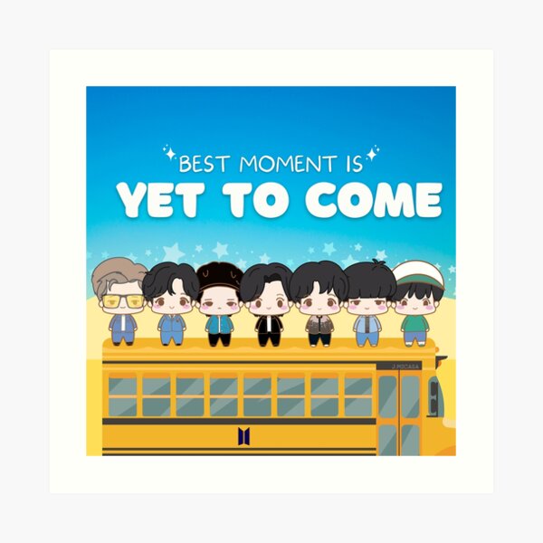 "Chibi BTS Proof Yet to Come OT7" Art Print for Sale by jmicasa | Redbubble