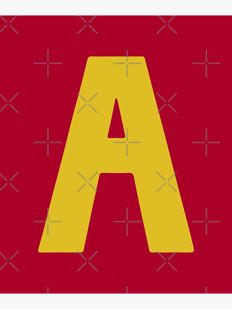 "A for Alvin" Poster for Sale by Customzy | Redbubble