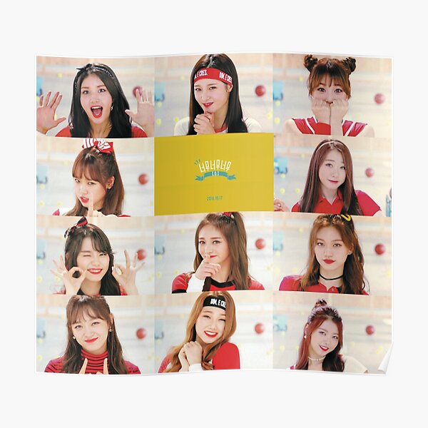 "IOI - Very Very" Poster by MikeTaeHyun | Redbubble