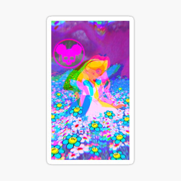 "Alice" Sticker for Sale by visualnoiise | Redbubble