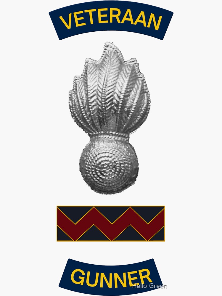 "Artillery South African Defence Force (SADF) Gunner" Sticker for Sale ...