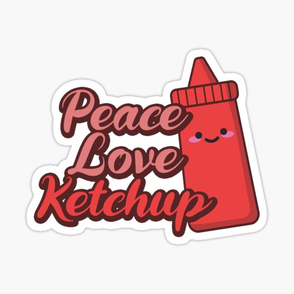 "Ketchup" Sticker for Sale by RobynKelby82 | Redbubble