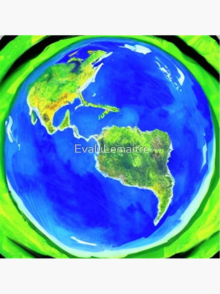 "A Circle Of The Earth Icon" Poster for Sale by EvaluLemaitre | Redbubble