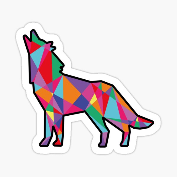 "Cute polygon art" Sticker for Sale by JatnielArias | Redbubble