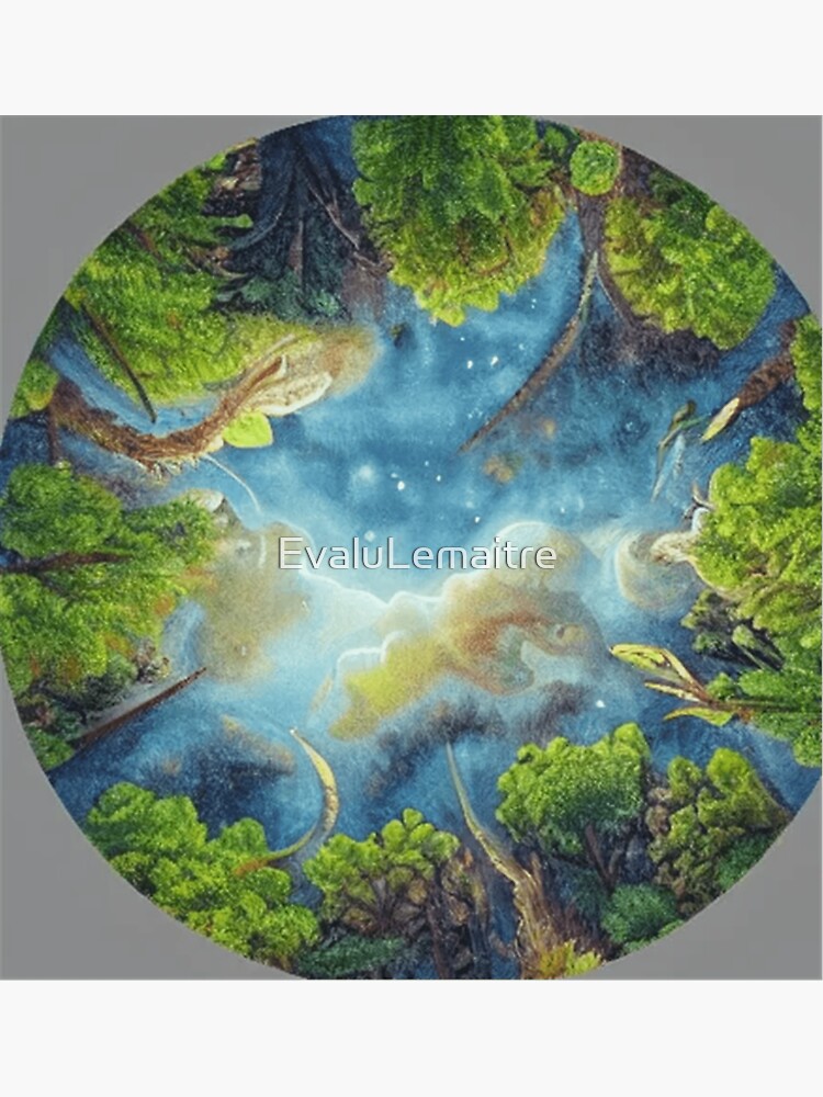 "A Circle Of The Earth Planet" Sticker for Sale by EvaluLemaitre ...