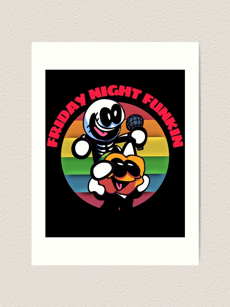 "Friday Night Funkin skid and pump best character fnf " Art Print for ...