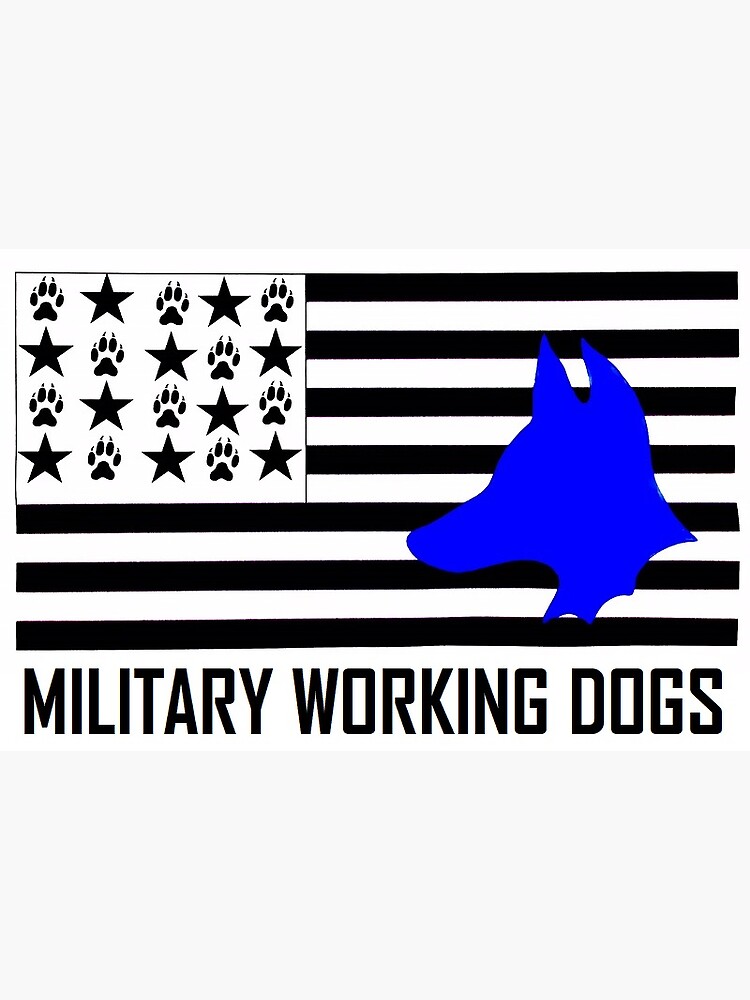 "Military Working Dog " Sticker for Sale by Workingdogs | Redbubble
