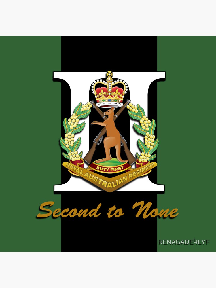 "2 RAR Corps Badge and Colours " Sticker for Sale by RENAGADE4LYF ...