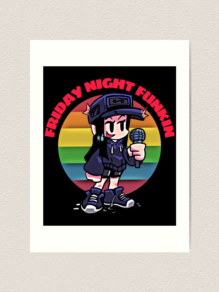 "Friday Night Funkin the best characters cute fnf " Art Print for Sale ...