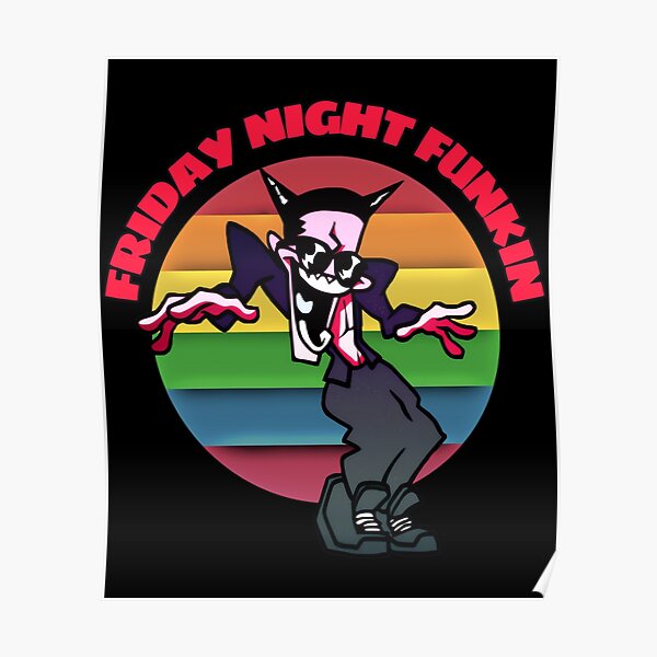 Póster «Friday Night Funkin los mejores personajes felices y divertidos ...
