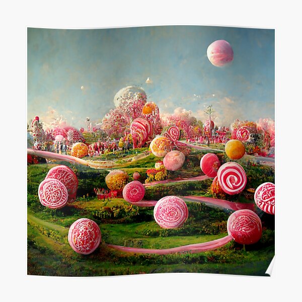 "Candy Land" Poster for Sale by Ethereal-Realms | Redbubble