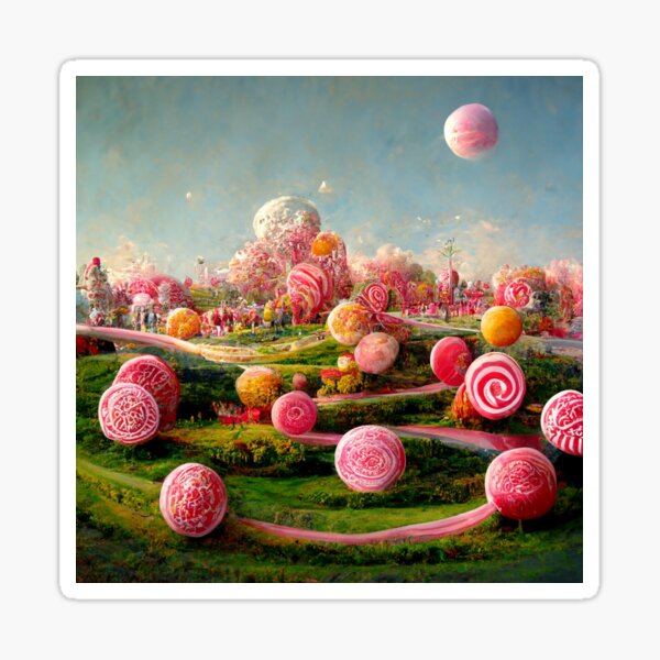 "Candy Land" Sticker for Sale by Ethereal-Realms | Redbubble