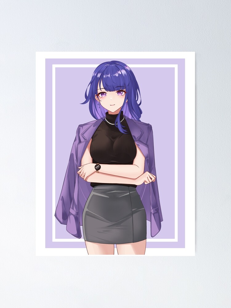 "raiden shogun fanart" Poster for Sale by bastian31 | Redbubble