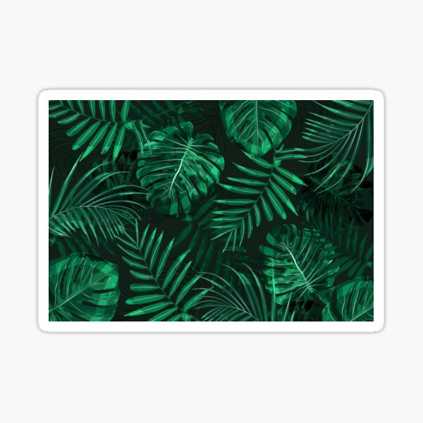 "tropical plants" Sticker for Sale by DerSenat | Redbubble