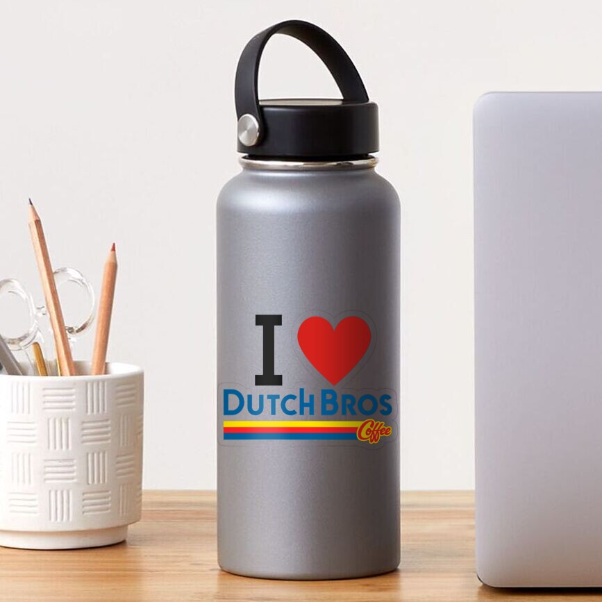 "I love Dutch Bros Coffee" Sticker for Sale by oemgee-art | Redbubble