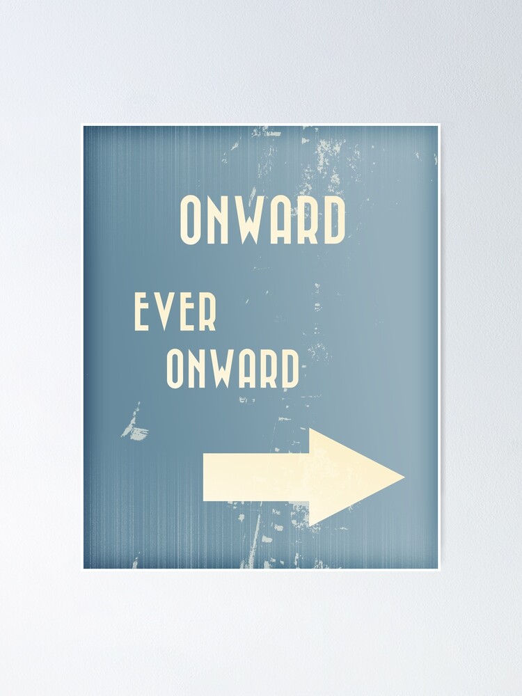 "Onward Ever Onward - Mormon Pop Art" Poster by mormonpop | Redbubble