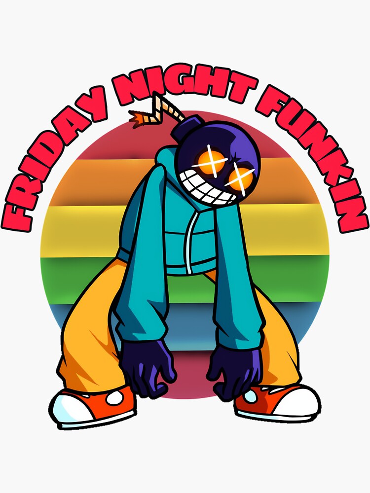 "Friday Night Funkin whitty best character fnf " Sticker for Sale by ...