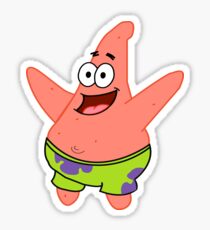 Patrick Star: Sticker | Redbubble