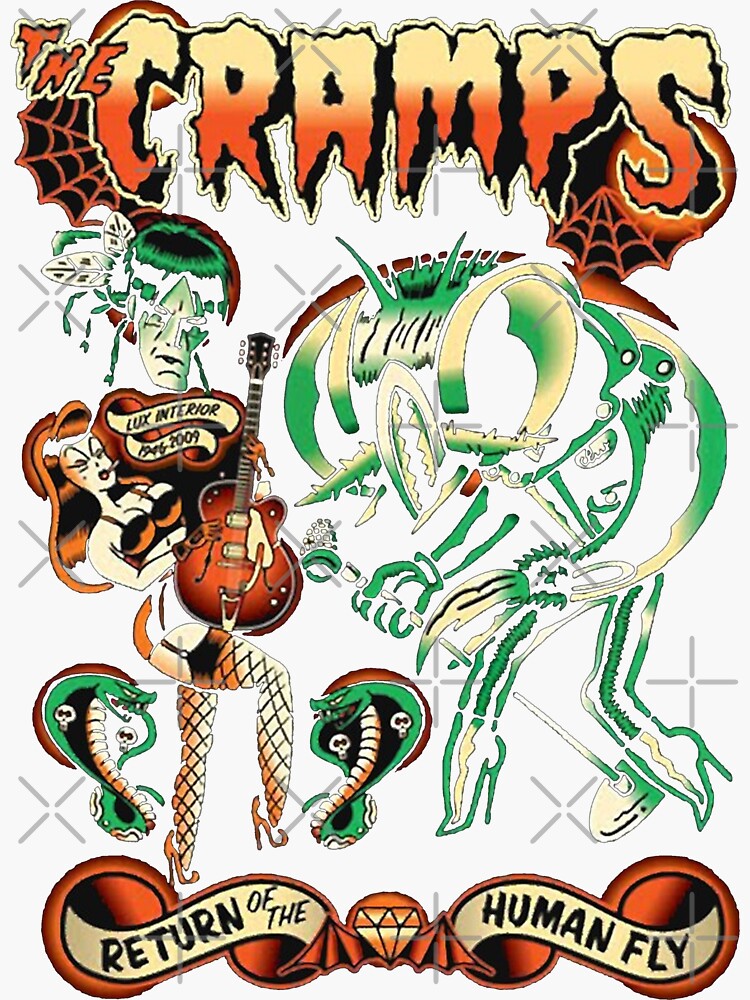 "Return of Human Fly" Sticker for Sale by lindajohnsons | Redbubble