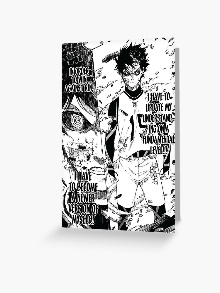 "Yoichi Isagi" Greeting Card for Sale by animervd1 | Redbubble