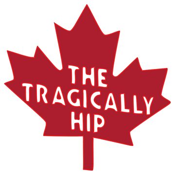 "4 tragically hip logo" Sticker for Sale by HarleyBishop | Redbubble