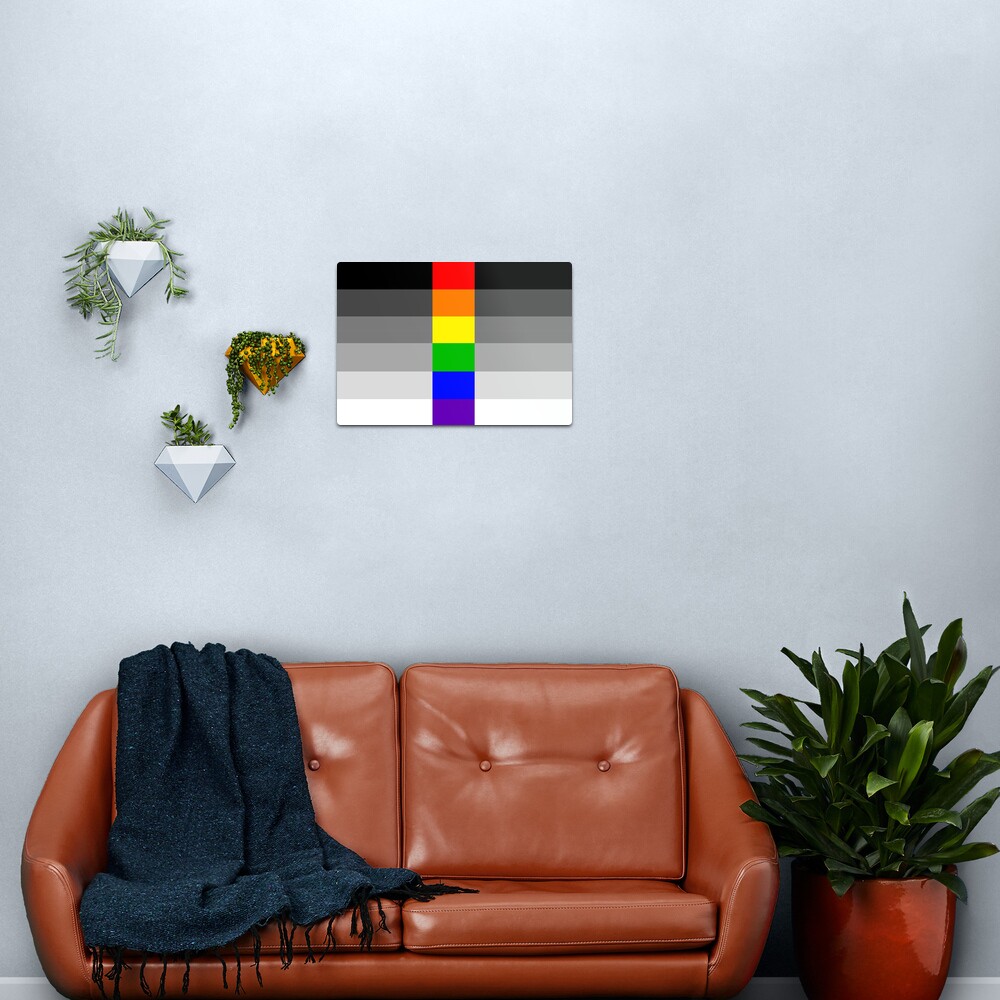 Heteroflexible Pride Flag Metal Print For Sale By Joyfullyironic
