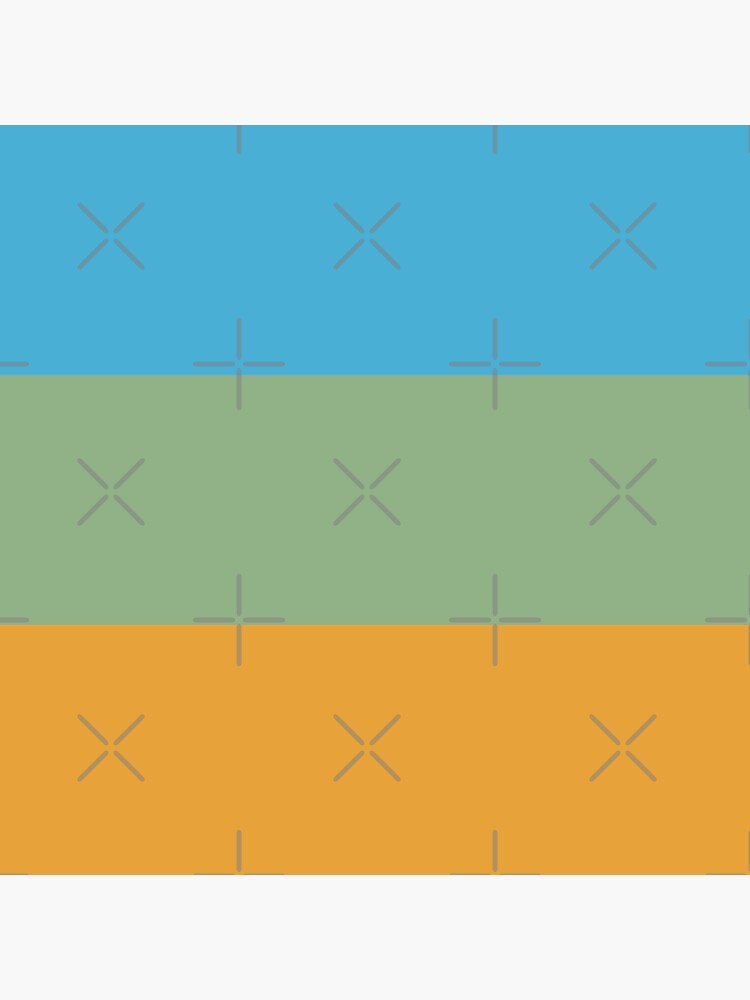 "Blue, green, and orange Exotic Colour Patterns" Sticker for Sale by ...