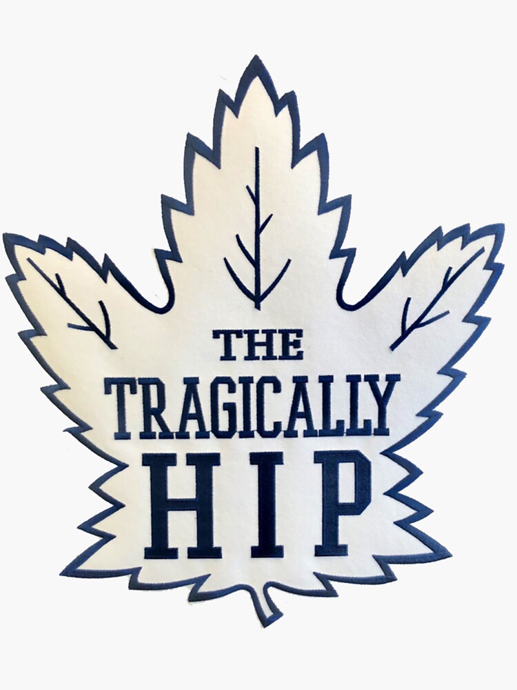 "tragically hip logo" Sticker for Sale by HarleyBishop | Redbubble