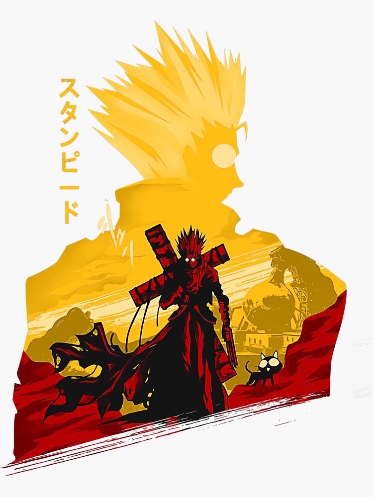 "Trigun" Sticker for Sale by GeorgBruns | Redbubble