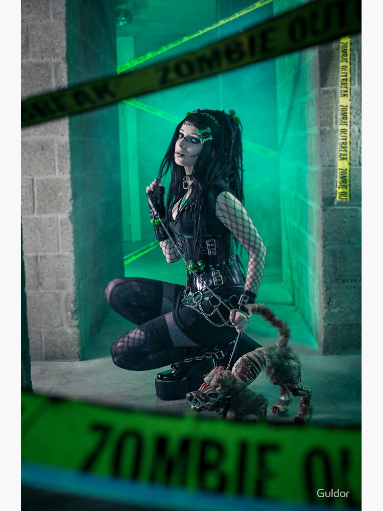 "Gothic Zombie - Halloween series 03" Sticker for Sale by Guldor ...