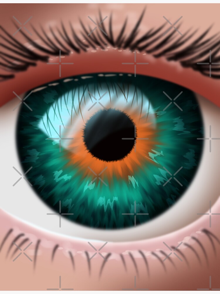 "Magic eye" Sticker for Sale by Moniartprints | Redbubble