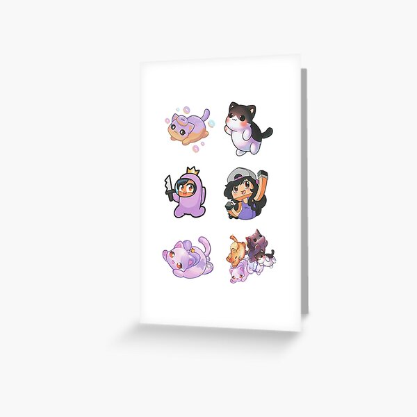"Aphmau Pack" Greeting Card for Sale by MatildaMenina | Redbubble