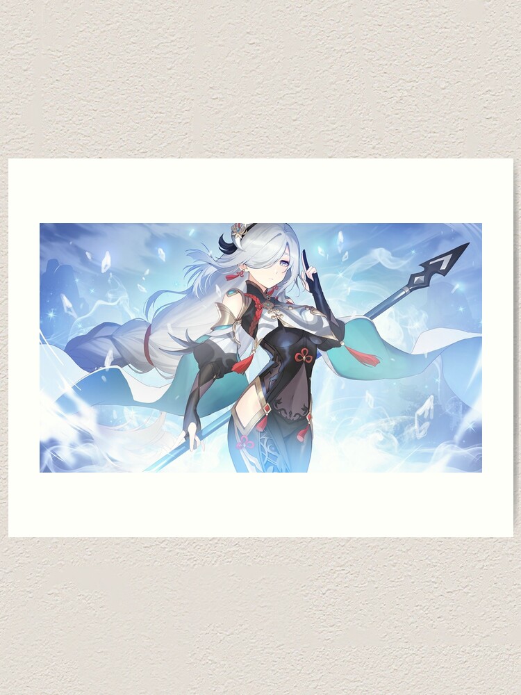 "Elegant Shenhe Genshin Impact" Art Print for Sale by genshinwaifus ...