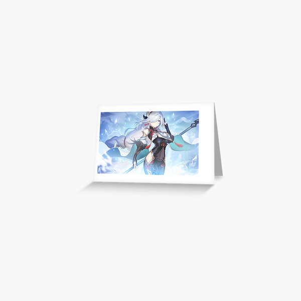 "Elegant Shenhe Genshin Impact" Greeting Card for Sale by genshinwaifus ...