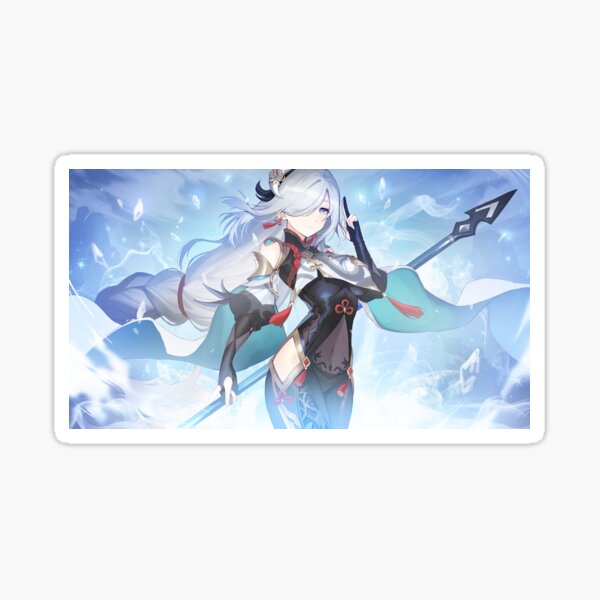 "Elegant Shenhe Genshin Impact" Sticker for Sale by genshinwaifus ...