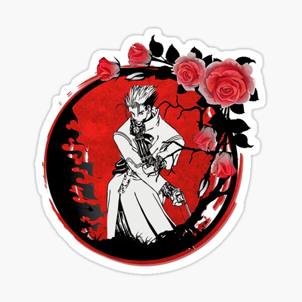"Gothic Style Anime _ Trigun" Sticker for Sale by GeorgBruns | Redbubble