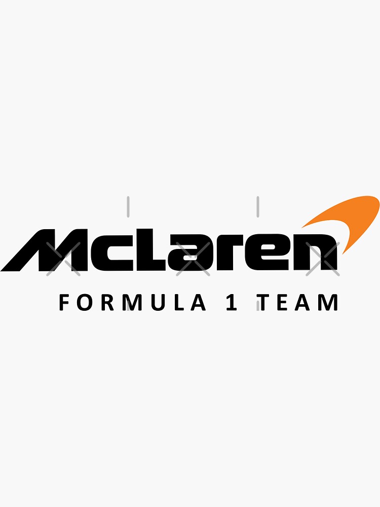 "McLaren Formula One Team" Sticker for Sale by larsmeijer11 | Redbubble