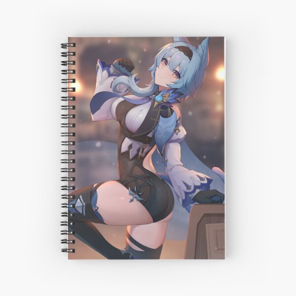 "Bewitching Thighs Eula Genshin Impact" Spiral Notebook for Sale by genshinwaifus | Redbubble