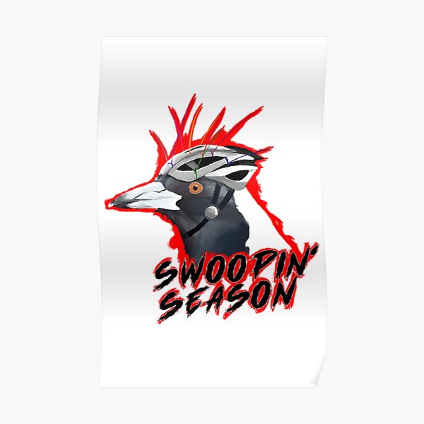 "swooping season" Poster for Sale by bin-chicken-art | Redbubble