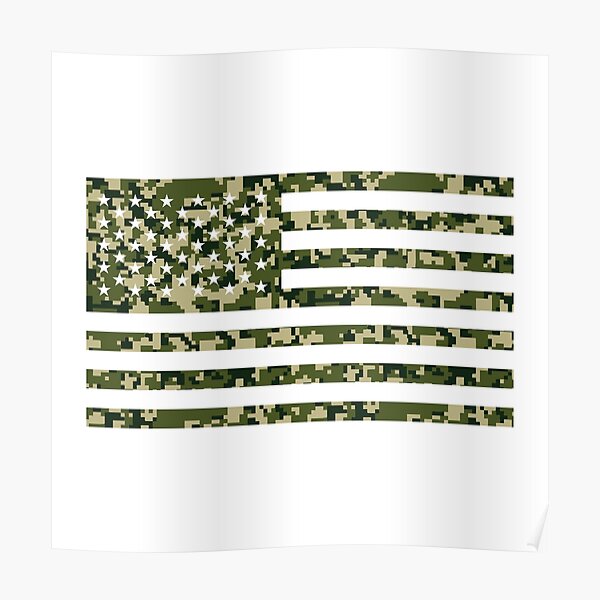 "AMERICAN TACTICAL FLAG 3" Poster for Sale by KAMOS | Redbubble
