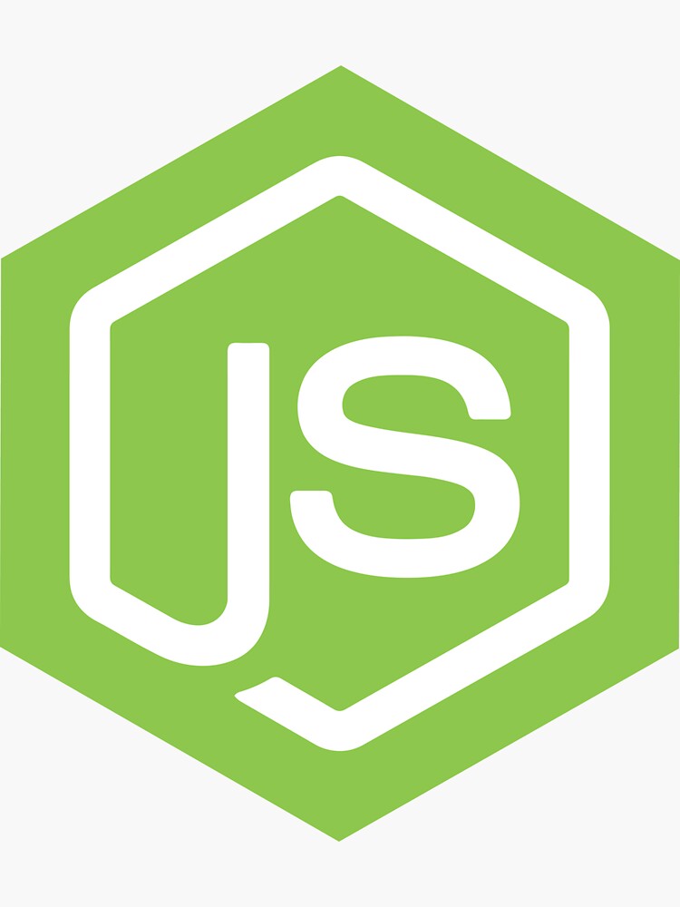 "NodeJS Hex Sticker" Sticker for Sale by blakethedead | Redbubble