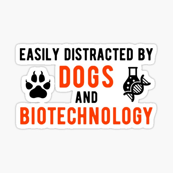 "Dog Lover Biotechnologist Biotechnology" Sticker for Sale by ...
