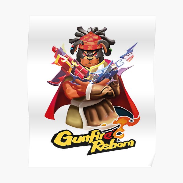 "gunfire reborn game" Poster for Sale by samanthafans | Redbubble