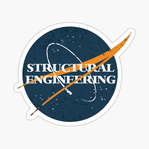 "Structural Engineering Space Vintage" Sticker for Sale by ...