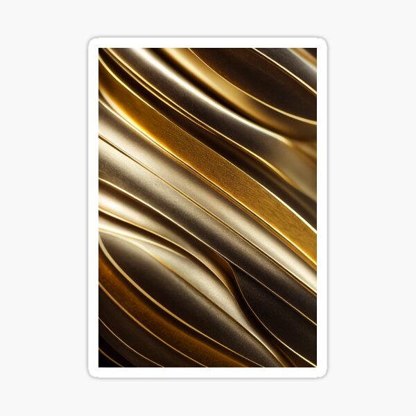 "Metallic texture gold color" Sticker for Sale by juancarnicero | Redbubble