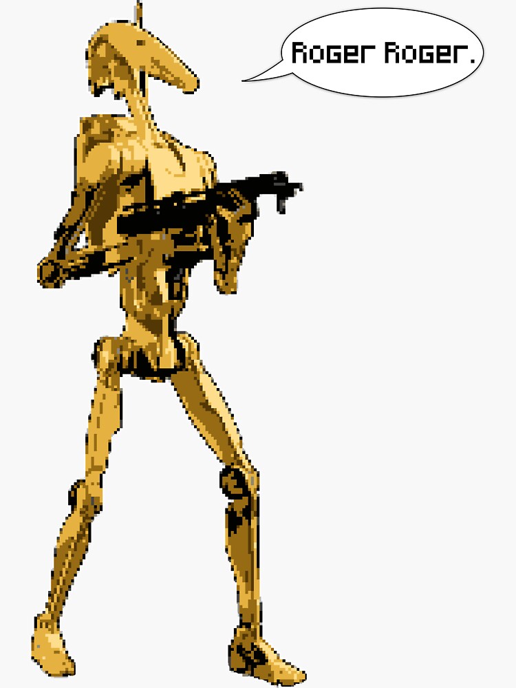 "Droid/Robot Sticker" Sticker for Sale by abhiak1409 | Redbubble